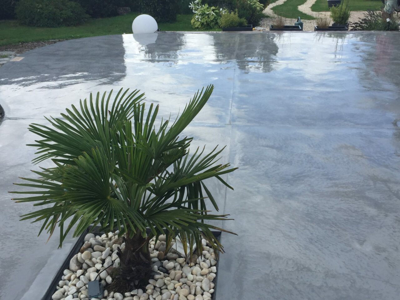 Le béton quartzé égrésé pour briller