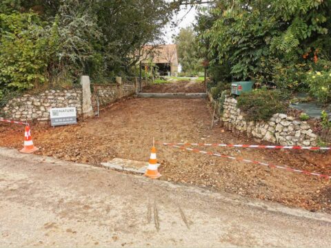 Une entrée de maison Normande ... - Graines de béton